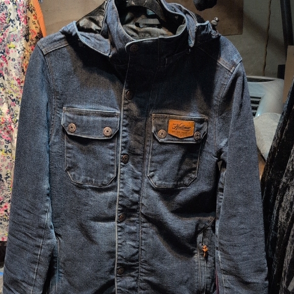 Hallman original racewear | Jackets & Coats | Mens Blue Denim Military ...